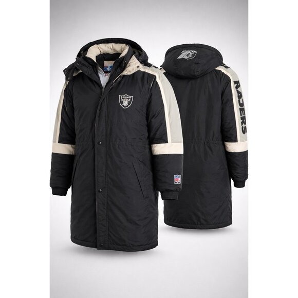 STARTER | Jackets & Coats | Vintage Starter Oakland Raiders Down Puffer ...